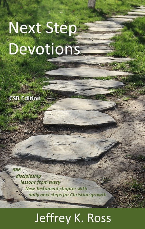 Why I wrote the book “Next Step Devotions” – Next Steps in Faith and Life